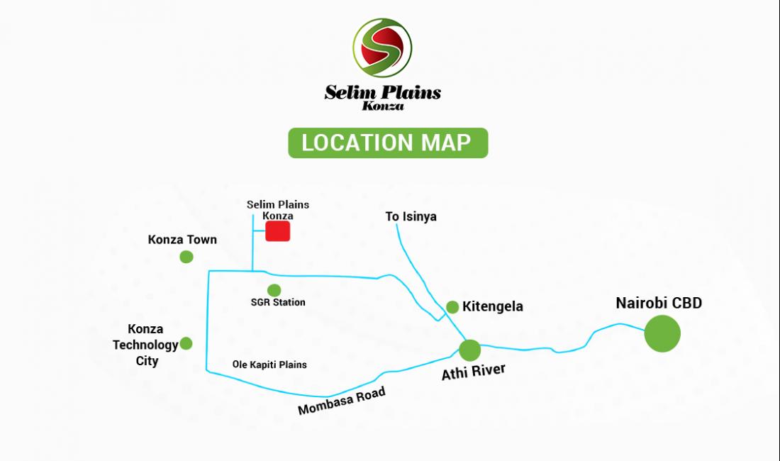 Land for Sale In Konza City | Selim Plains - Konza | Kshs. 299000.00